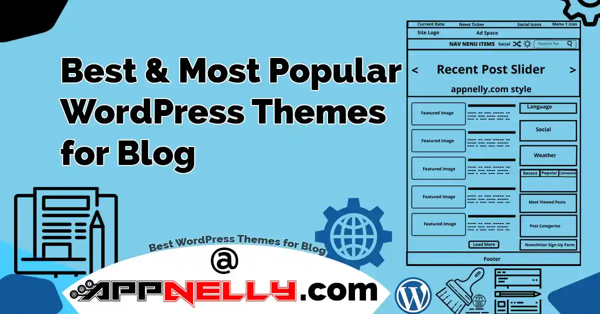 11 Best & Most Popular WordPress Themes for Blog – appnelly.com